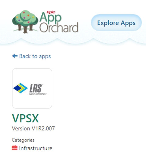 LRS VPSX for Epic | Healthcare Output & Print Management